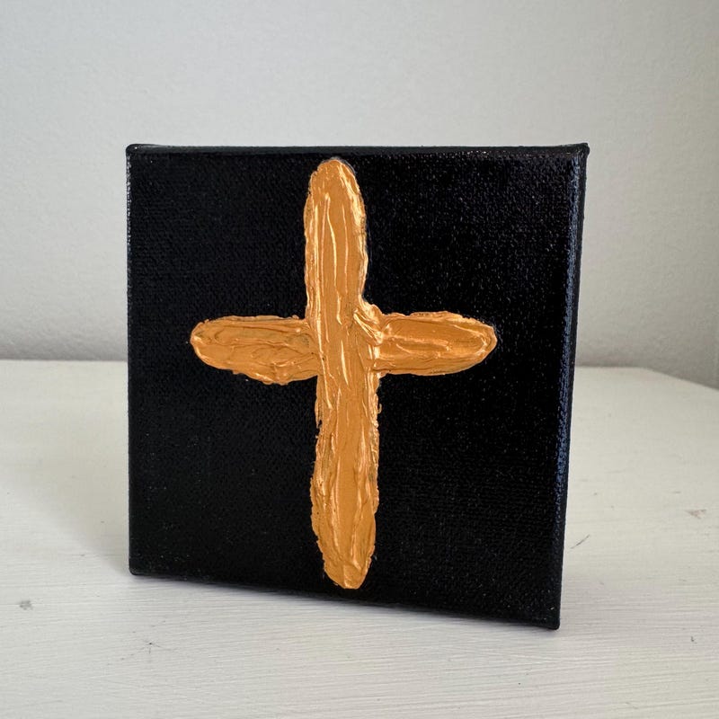 Cross Canvas - Etsy