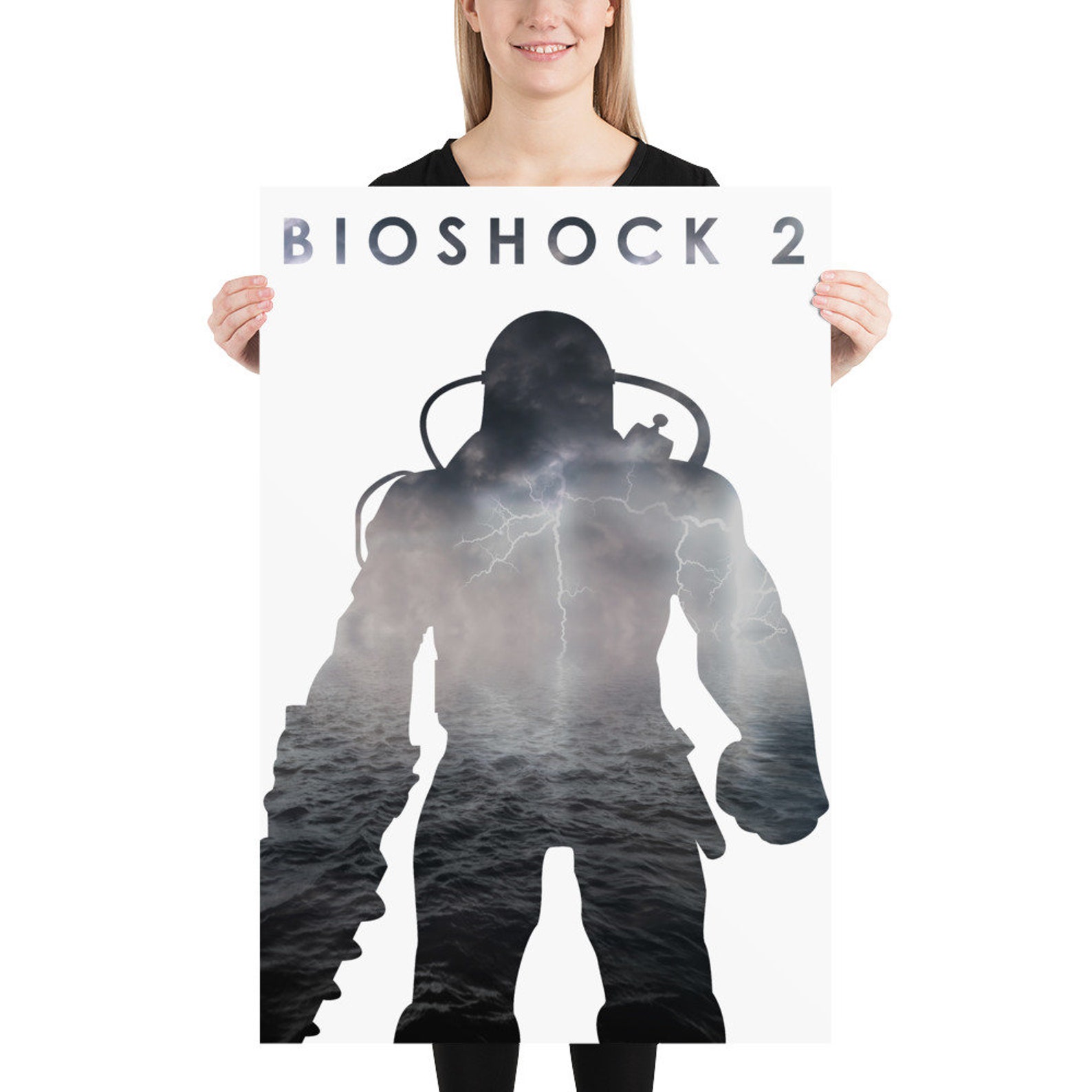 Bioshock 2 Poster Big Daddy Poster - Etsy