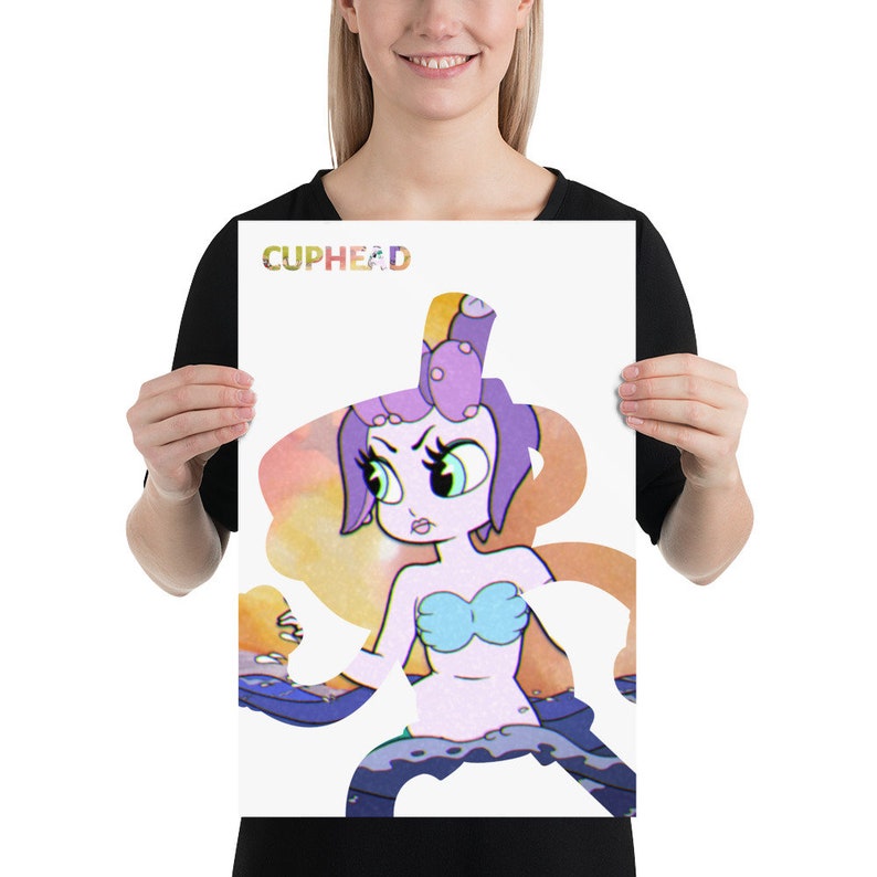 Cuphead Poster - Cala Maria Poster From Cuphead! - Etsy