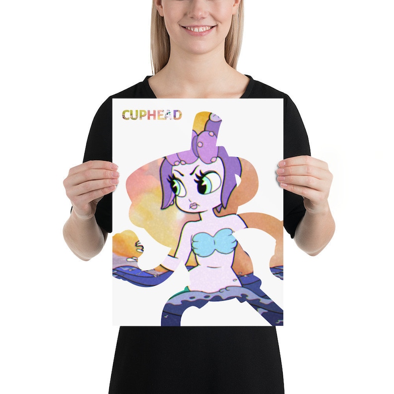 Cuphead Poster Cala Maria Poster From Cuphead - Etsy