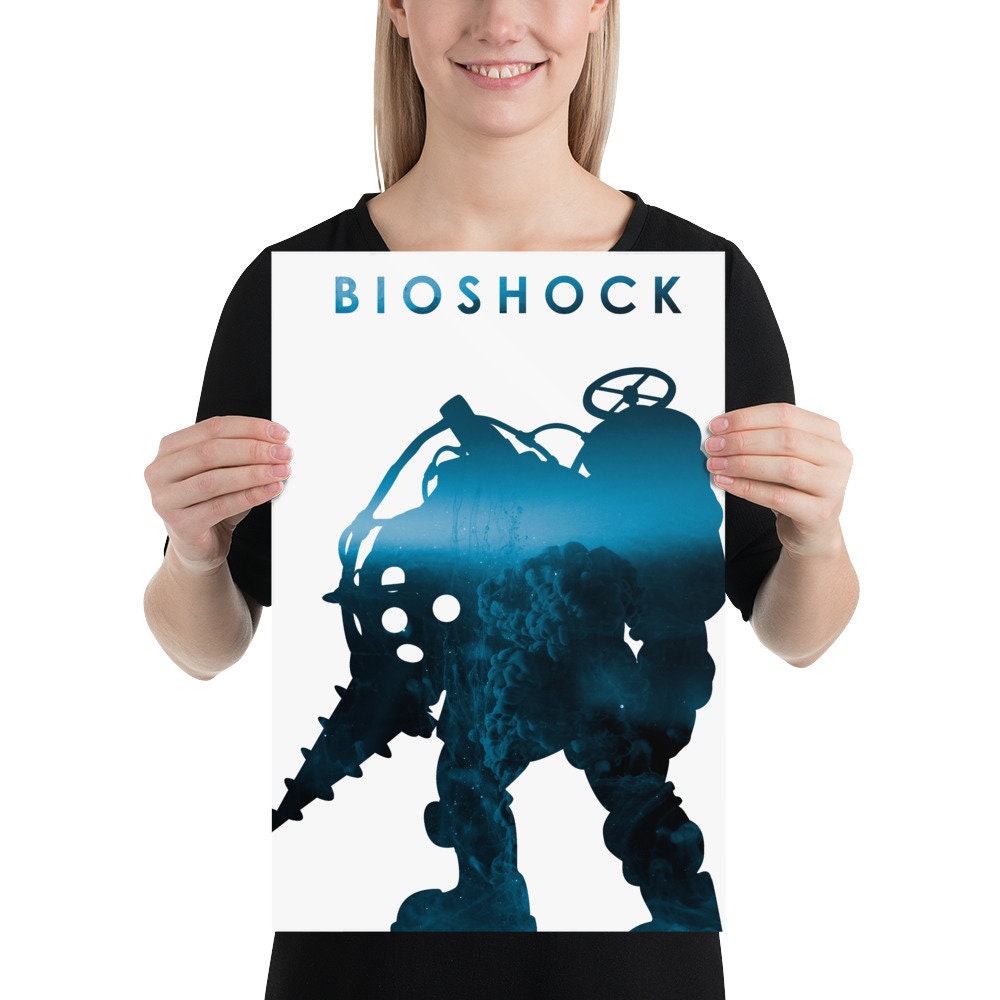 Bioshock Poster - Big Daddy Poster - Etsy