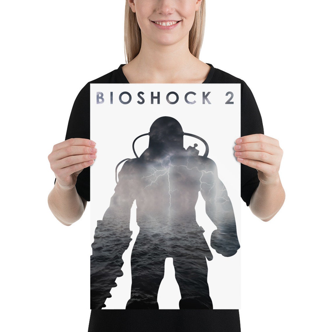 Bioshock 2 Poster Big Daddy Poster - Etsy