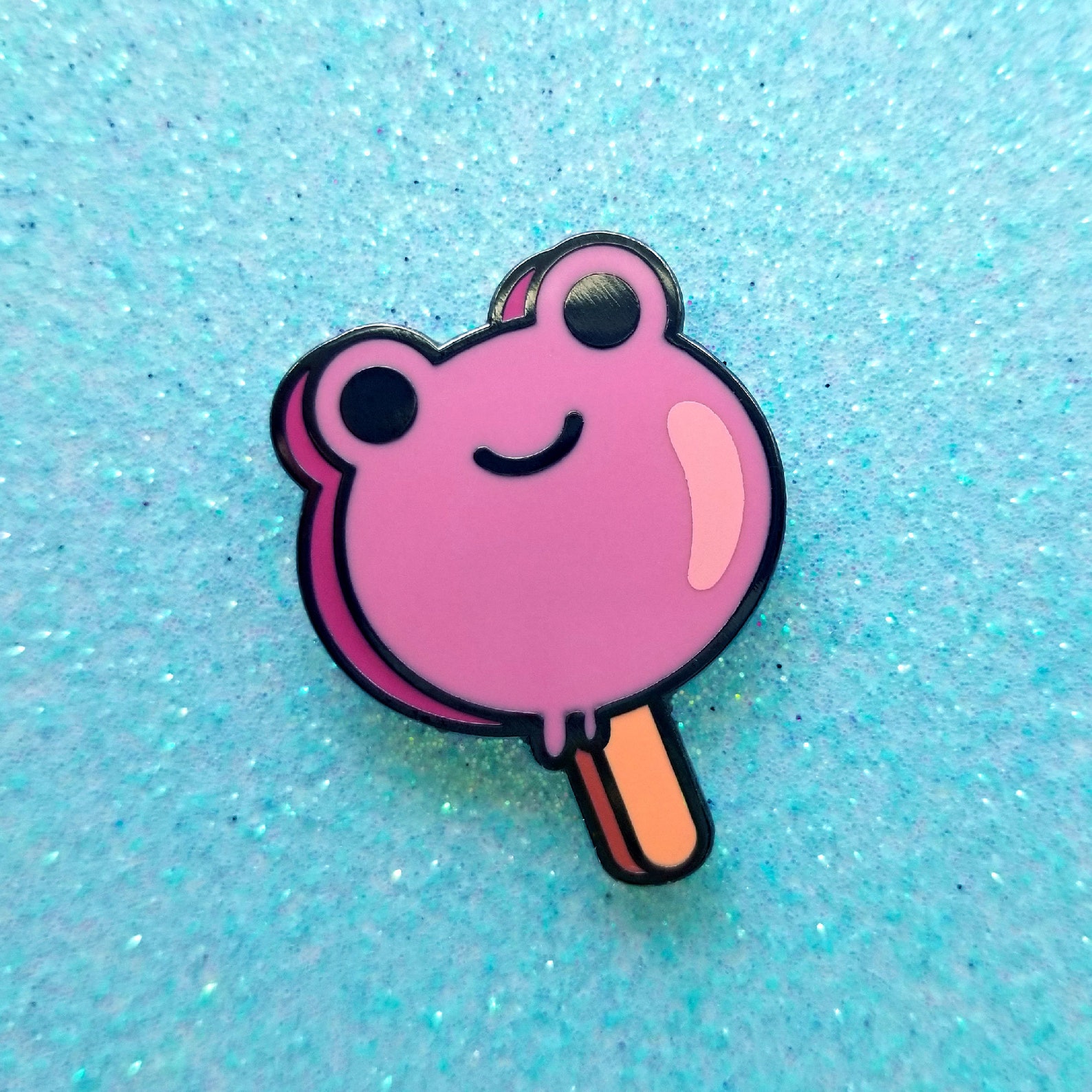Frog Pop Enamel Pins Cute Frog Hard Enamel Candy Sweet Ice | Etsy