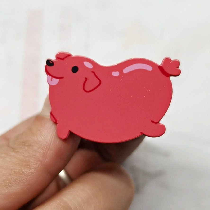 Sausage Dog Enamel Pin Soft Enamel Weenie Dog Pin Cute - Etsy