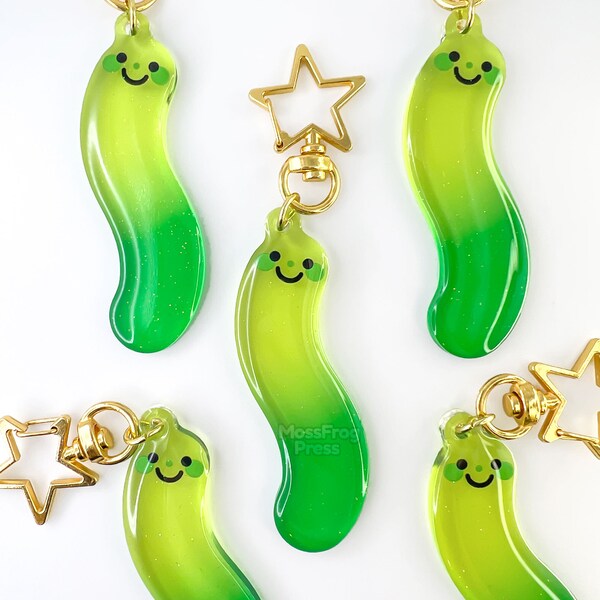 Green Keychain - Etsy