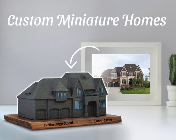 Custom Model of Your Home Housewarming Gift Realtor Closing | Etsy