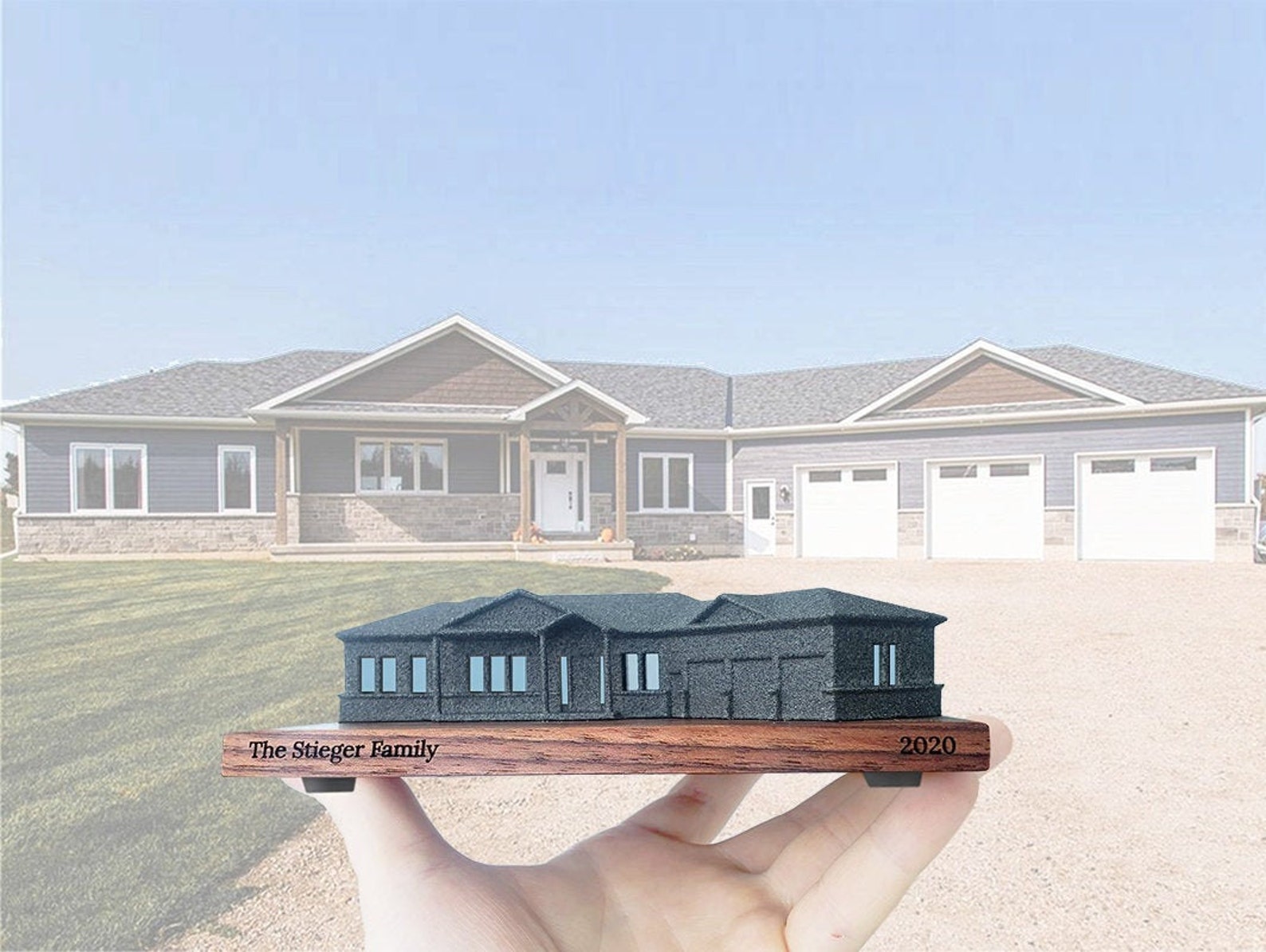 3D House Portrait Custom House Replica Scale Model Home - Etsy
