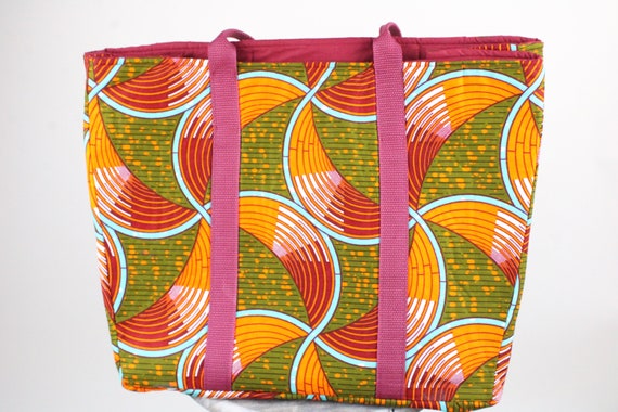 Extra Large African Print Tote or Carry-on Bag Fully Lined - Etsy