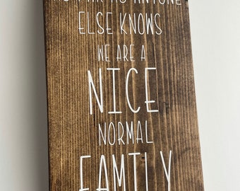 Nice Normal Family | Etsy