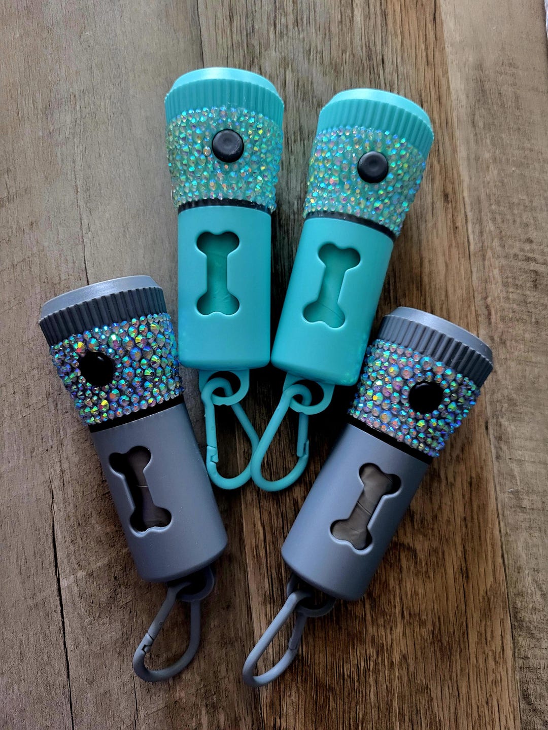 Blinged Out Dog Waste Bag Dispenser With Flashlight. - Etsy
