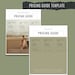 Photography Pricing Guide - PSD File- Price Sheet- Simple Elegant ...