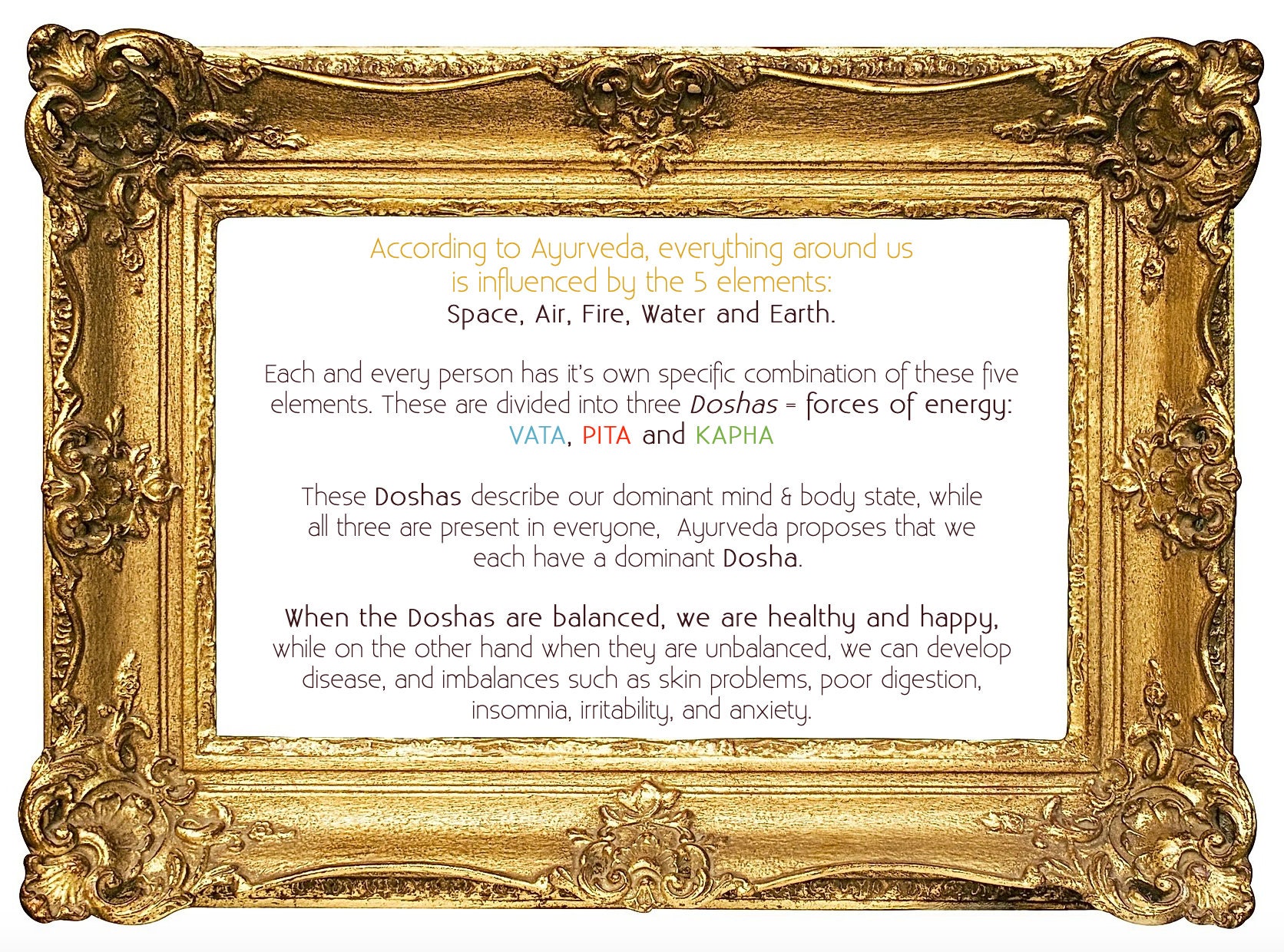 VATA COMPLETE Guide - My Vata Dosha + Feeding Vata Dosha - AYURVEDA ...