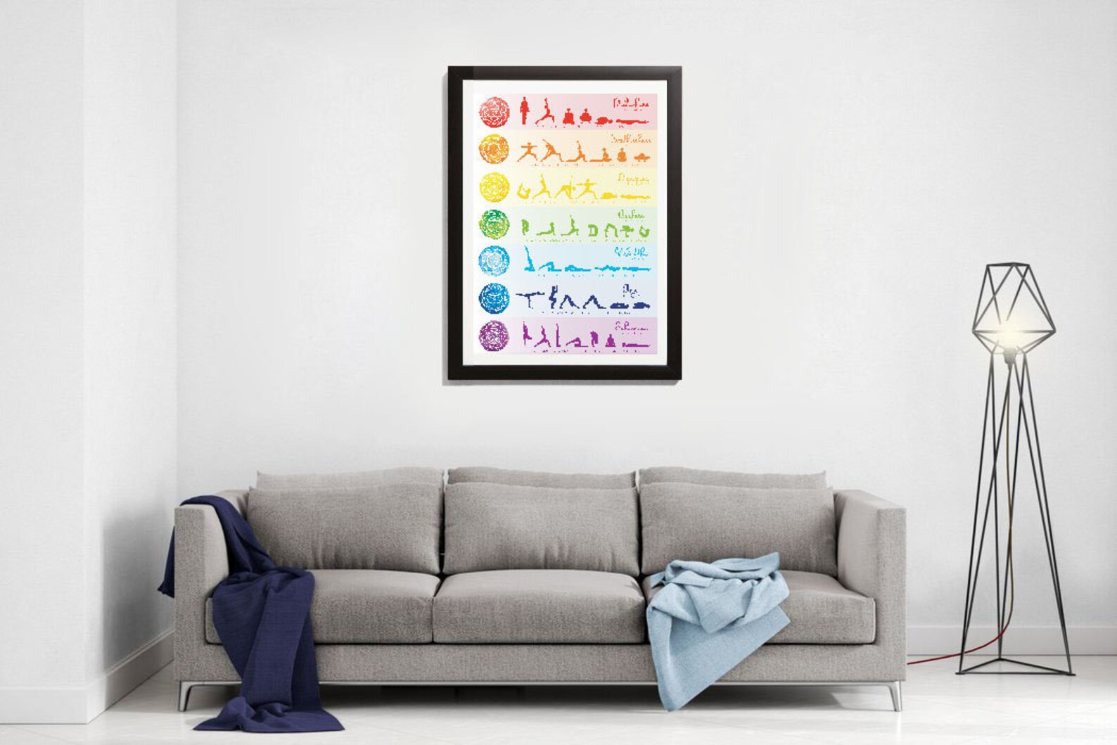 CHAKRA ASANA Poster - PDF (chakras Chart, Energy Centre, Chakra Asana ...