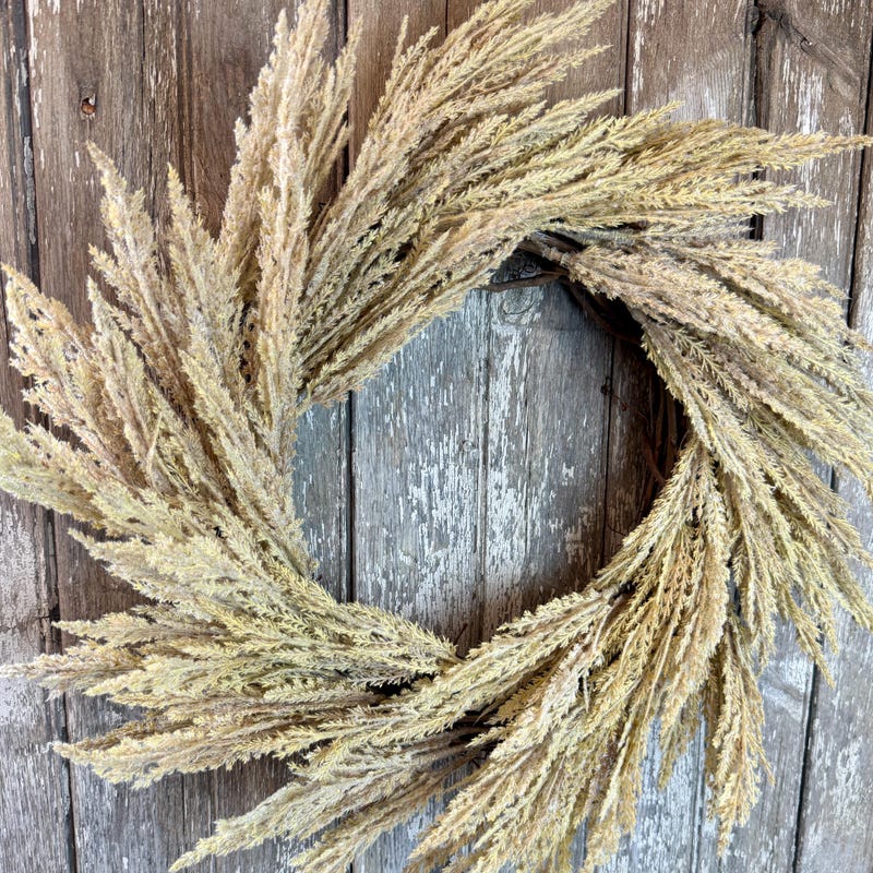 Pampas Wreath - Etsy