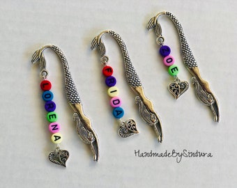 Printable Custom Bookmarks Personalized Printable Bookmarks - Etsy