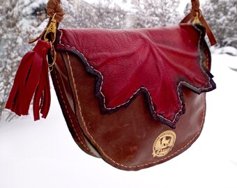 Leather Leaf Purse - Etsy