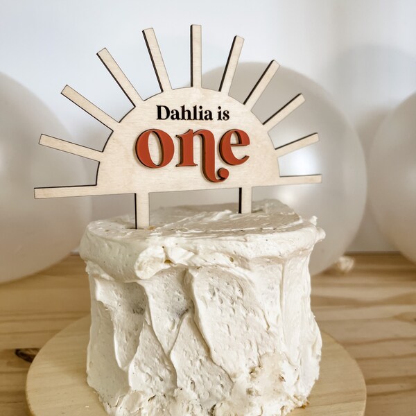 First Trip Around the Sun Birthday Cake - Etsy