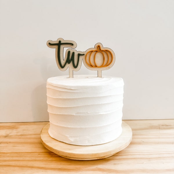 Fall Cake Topper - Etsy