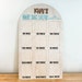 Wave First Year Birthday Boardbeach Themed Milestone - Etsy
