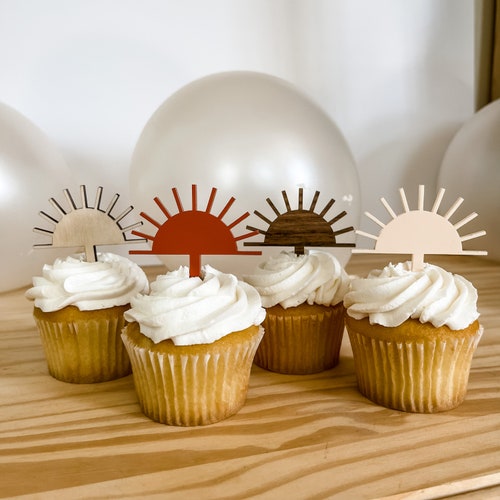 Sun Cake Topper Boho Sun Cake Topper First Trip Around the - Etsy
