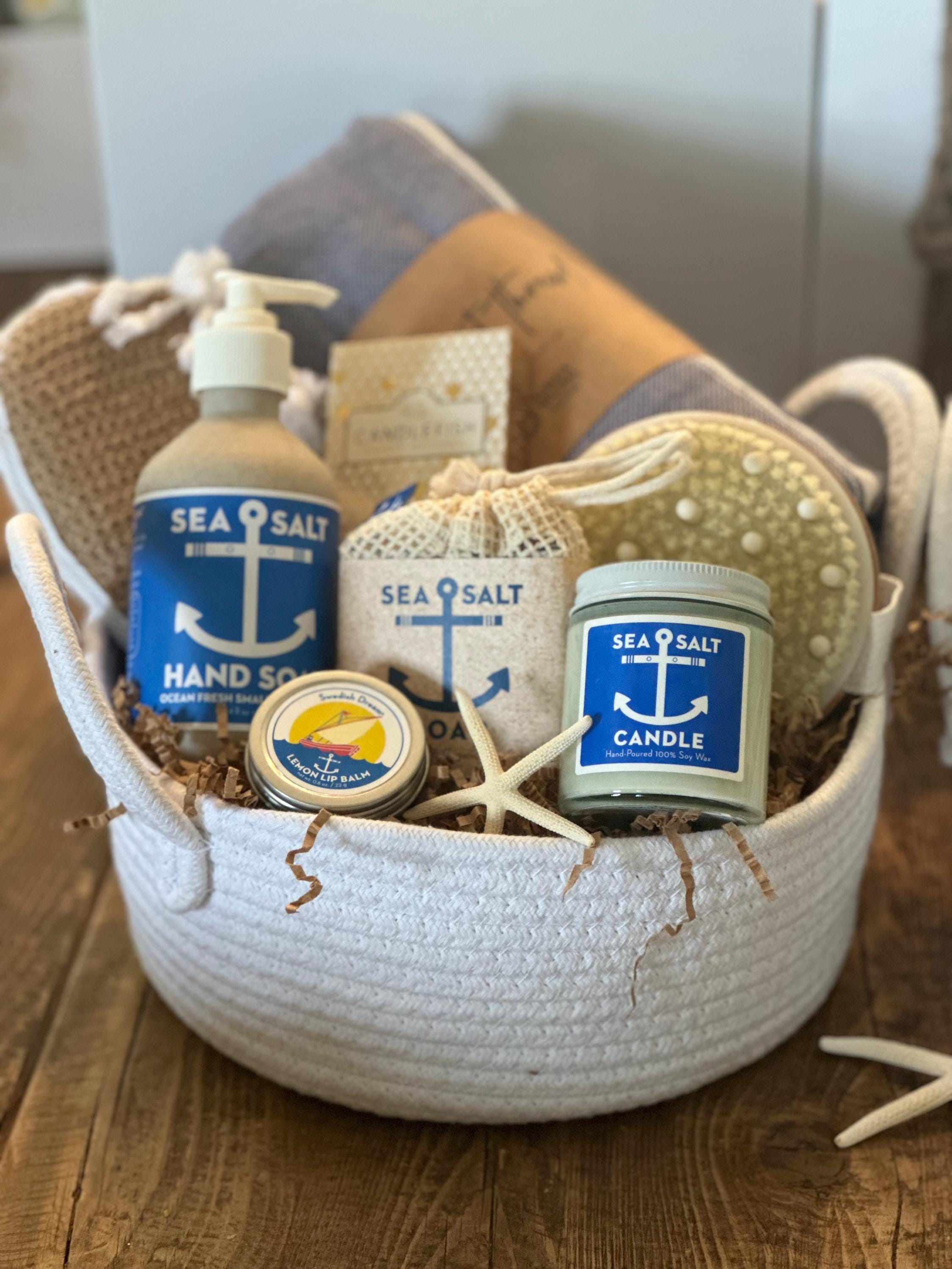 Beach Lover Gift Basket,beach Themed Gifts/gifts for Her, Skincare ...