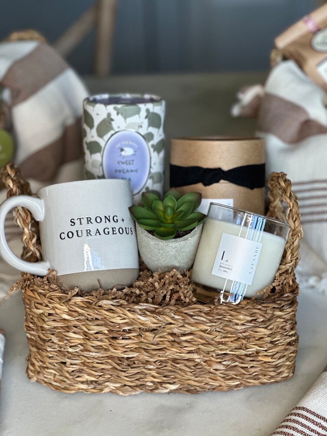 Gift Baskets/gift Basket for Woman/send A Hug/cancer Survivor/thinking ...