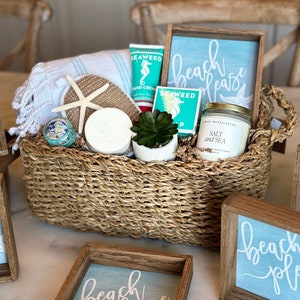Deluxe Gift Baskets/gift Basket/beach Lover/beach/beach Themed Gift ...