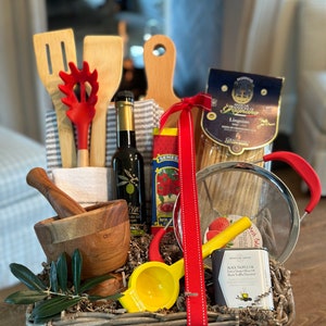 Chefs Basket/gift Basket/food/gifts for the Cook/new Homeowner/italian ...
