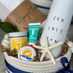Beach Themed Gift/beach/coastal Gift Basket/beach Lover Gift/spa Gift ...