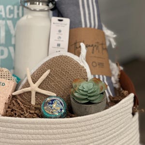 Deluxe Beach Bundle/beach Themed Gift Basket/beach Lover Gift/gift ...