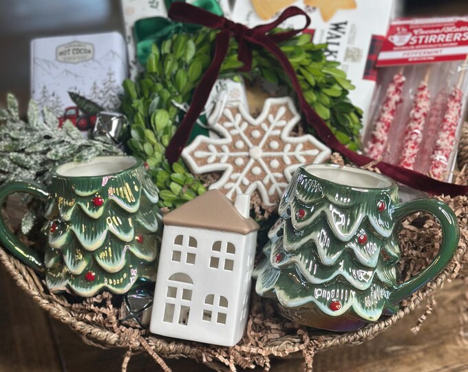Holiday Gift Basket/christmas Themed Gifts/couple Gift Basket/gifts ...