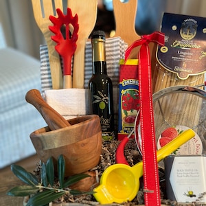 Chefs Basket/gift Basket/food/gifts for the Cook/new Homeowner/italian ...