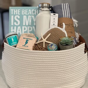 Deluxe Beach Bundle/beach Themed Gift Basket/beach Lover Gift/gift ...