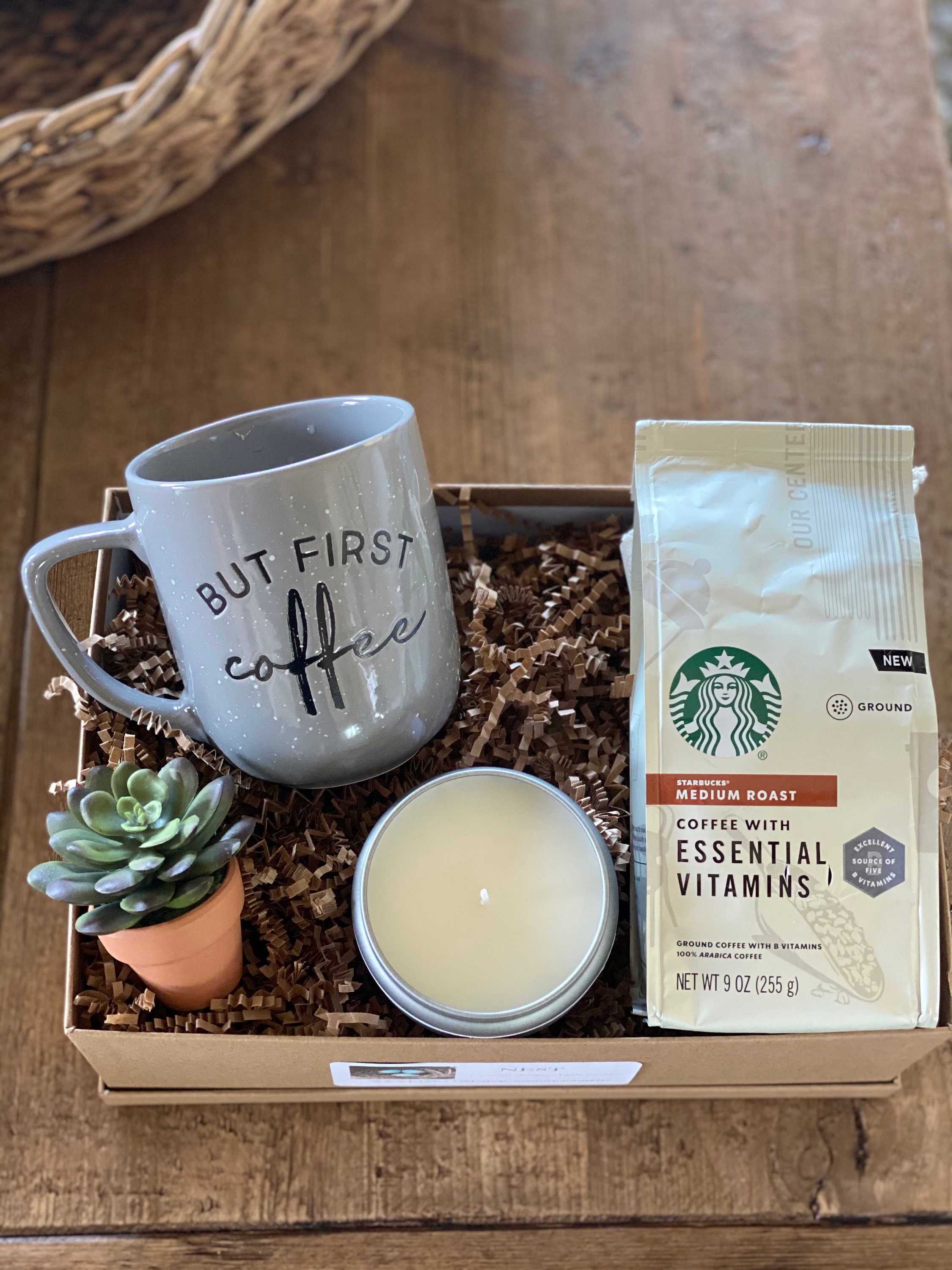 Coffee gift basket/Coffee lover gift box/Coffee gift | Etsy