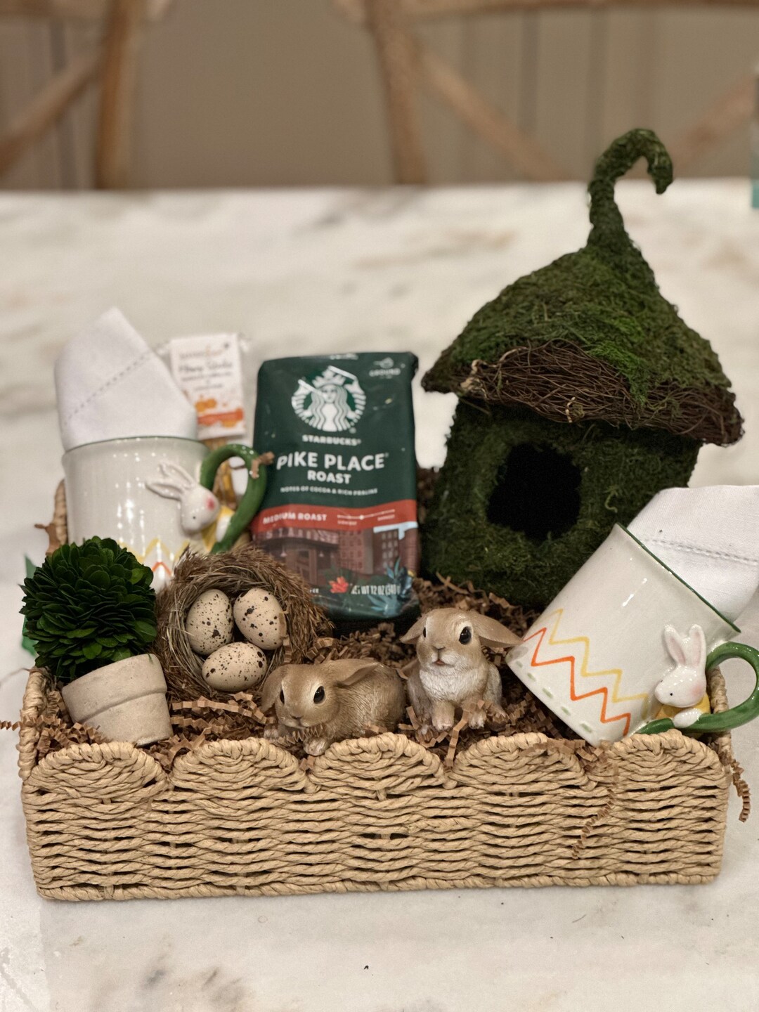 Gift Basket/easter Basket/happy Easter/hostess Gifts/spring/easter ...