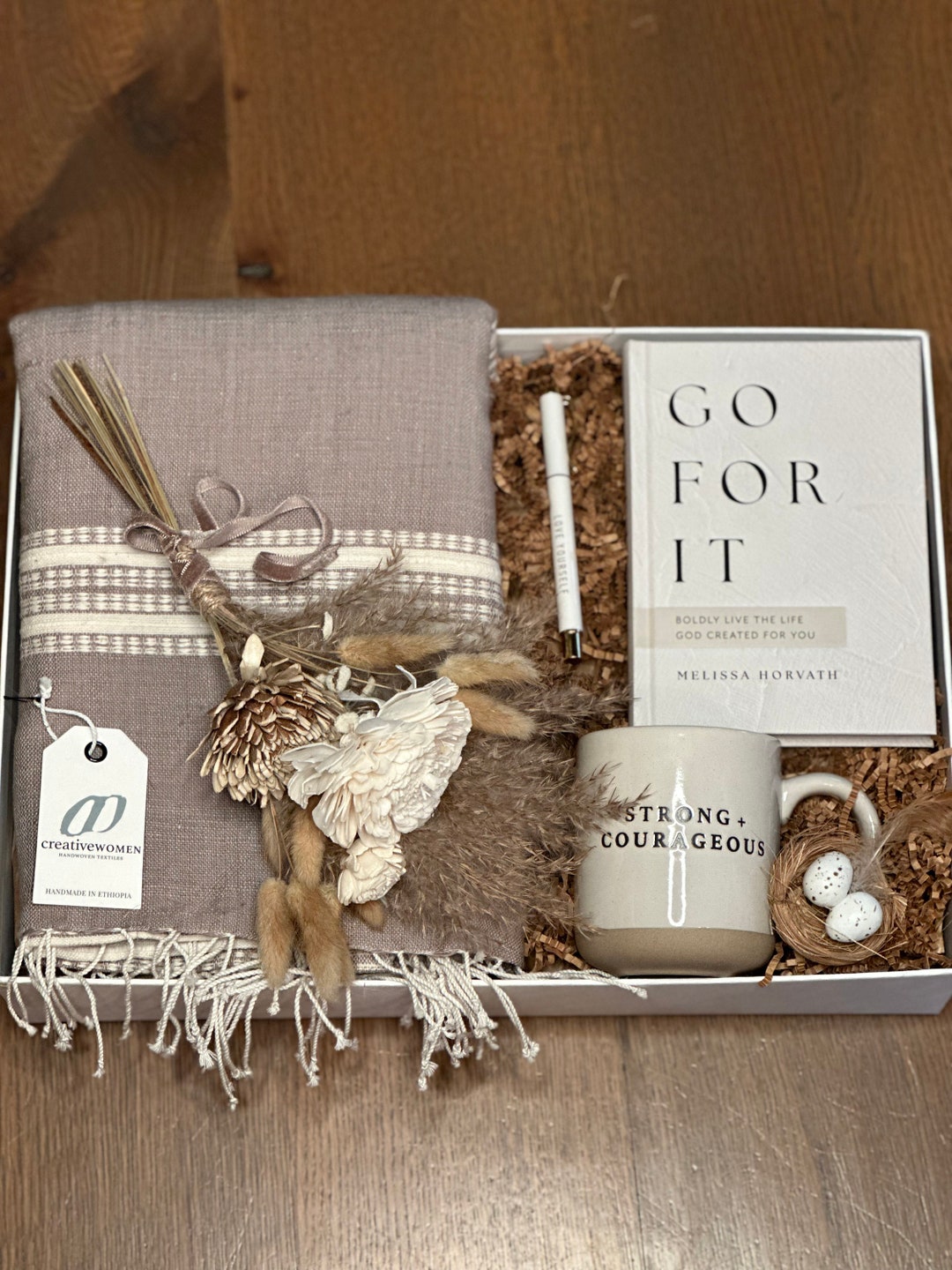 Gift Basket/gift Box/inspirational Gift/thinking of You/cozy/throw ...