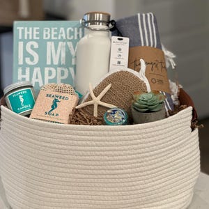 Deluxe Beach Bundle/beach Themed Gift Basket/beach Lover Gift/gift ...