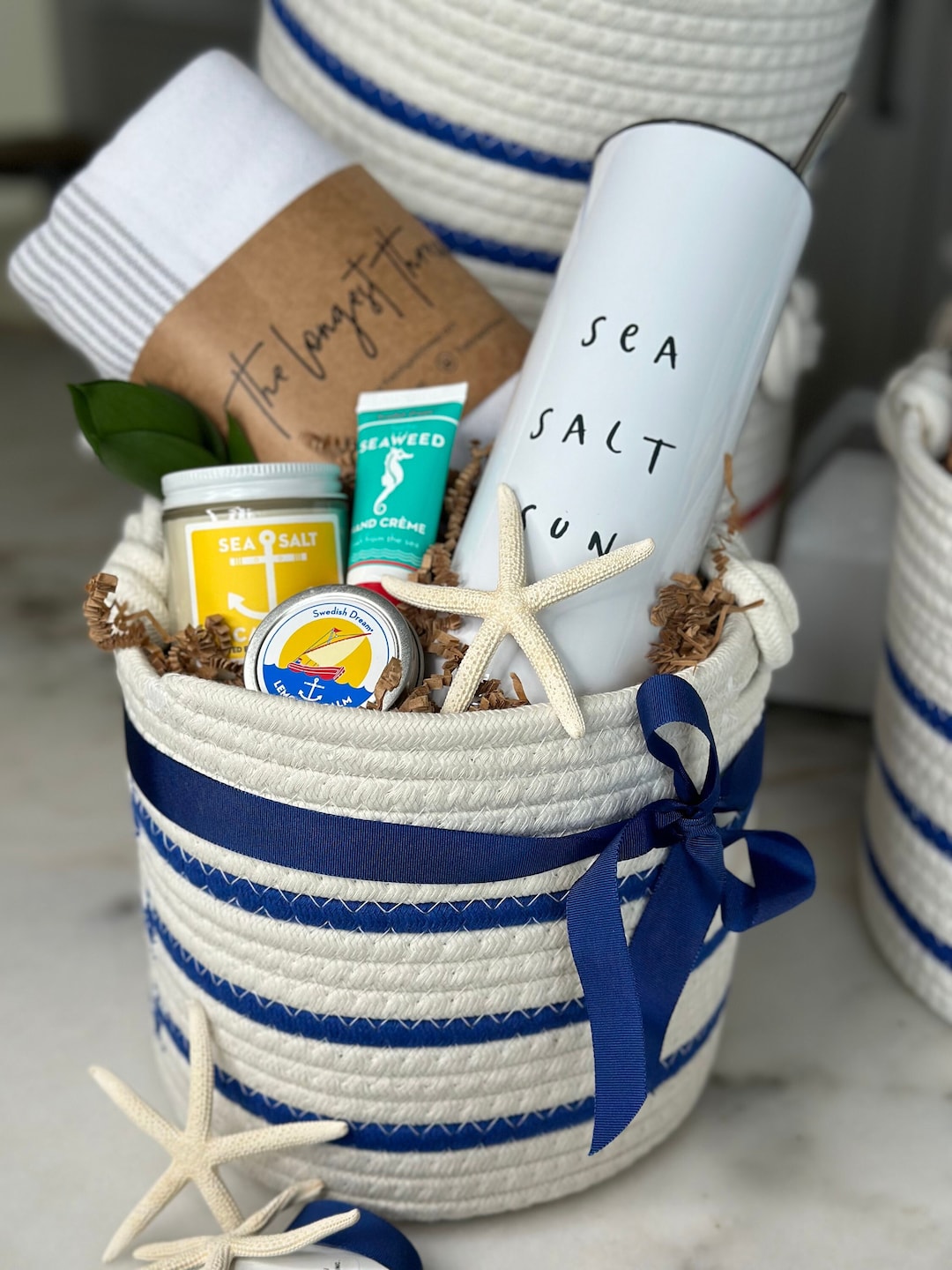 Beach Themed Gift/beach/coastal Gift Basket/beach Lover Gift/spa Gift ...
