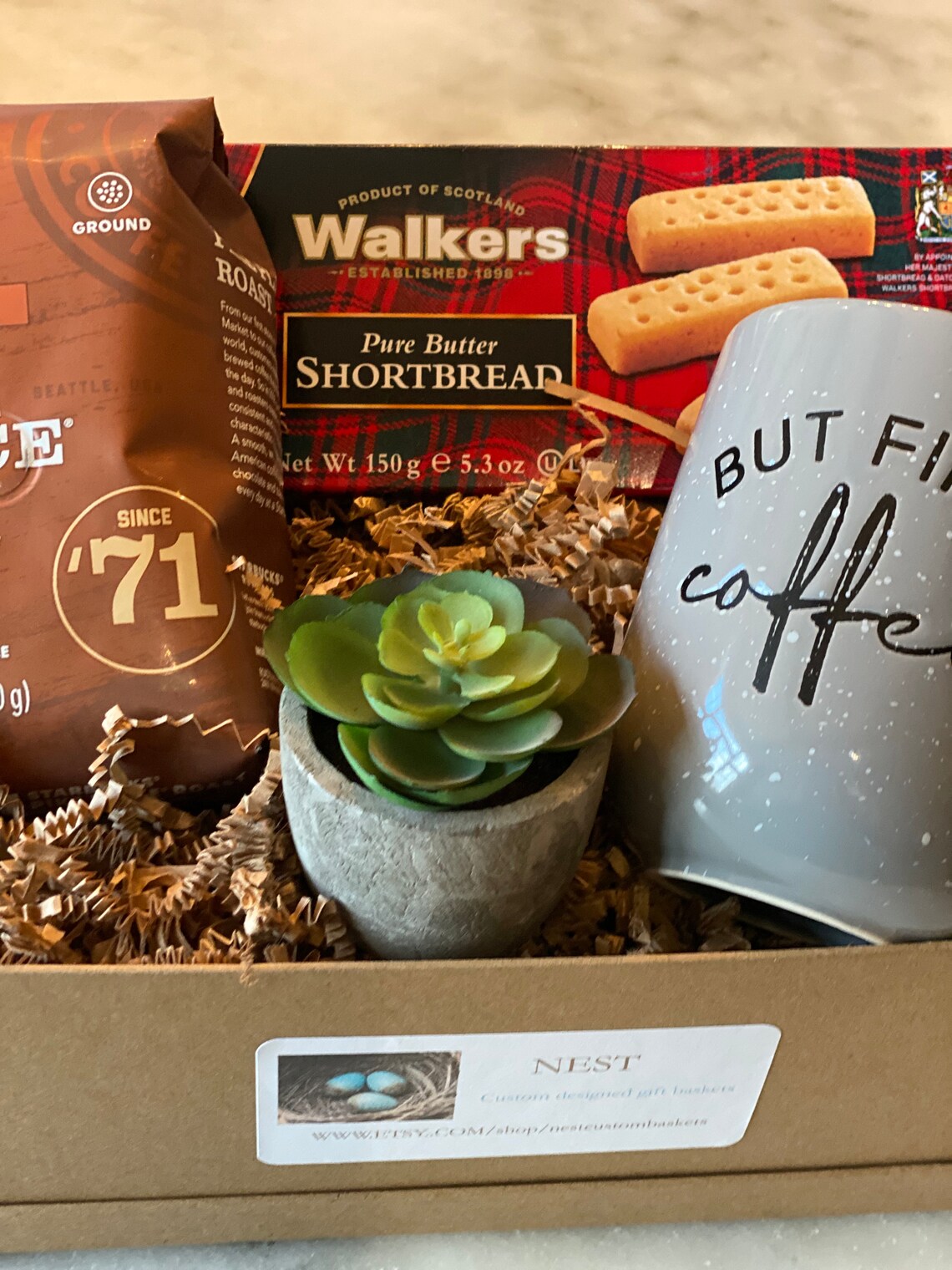 Coffee Gift Basket/coffee Lover Gift Box/coffee Gift | Etsy