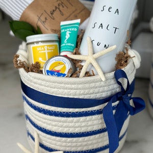 Beach Themed Gift/beach/coastal Gift Basket/beach Lover Gift/spa Gift ...