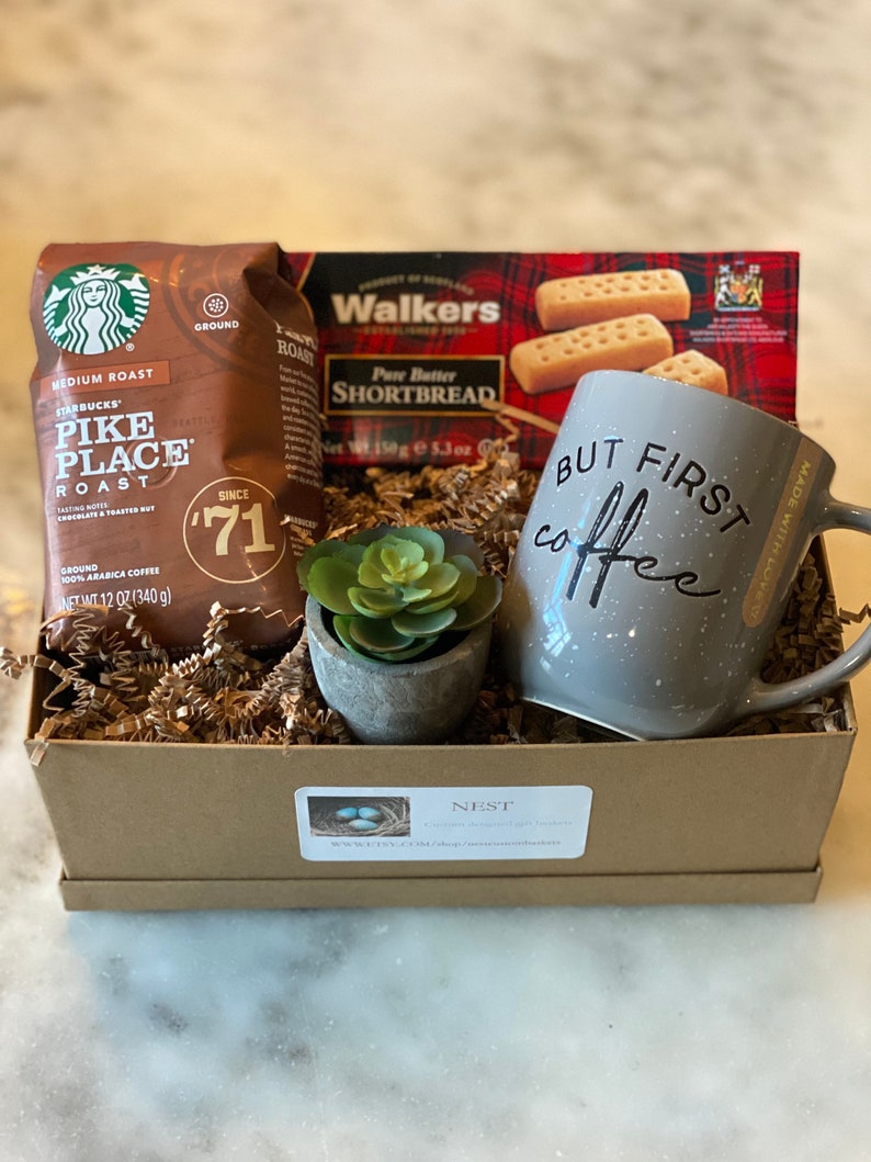 Coffee Gift Basket/coffee Lover Gift Box/coffee Gift | Etsy