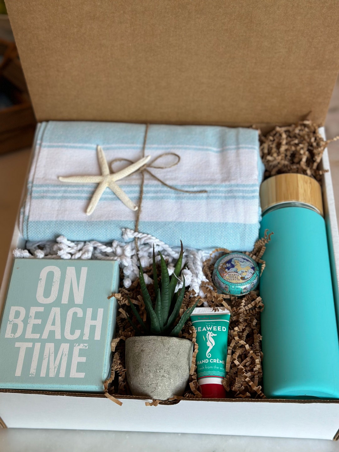 Beach/gift Baskets/beach Lover Gift/sea/coastal/sailing/relaxation ...