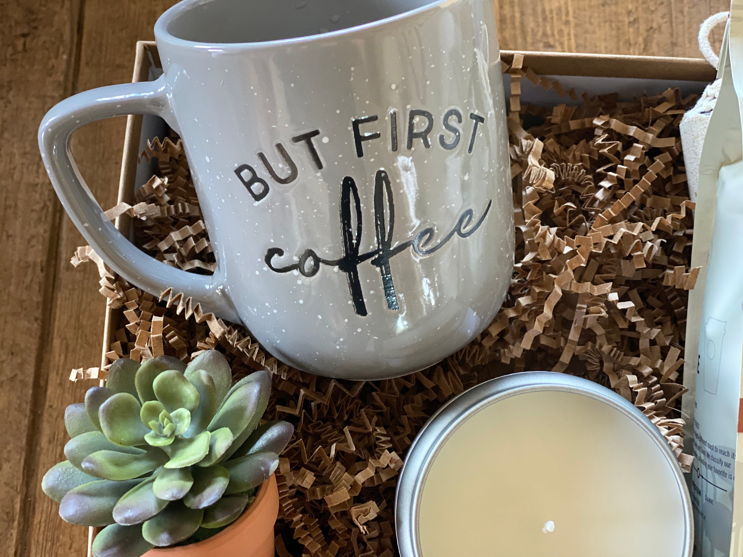 Coffee gift basket/Coffee lover gift box/Coffee gift | Etsy