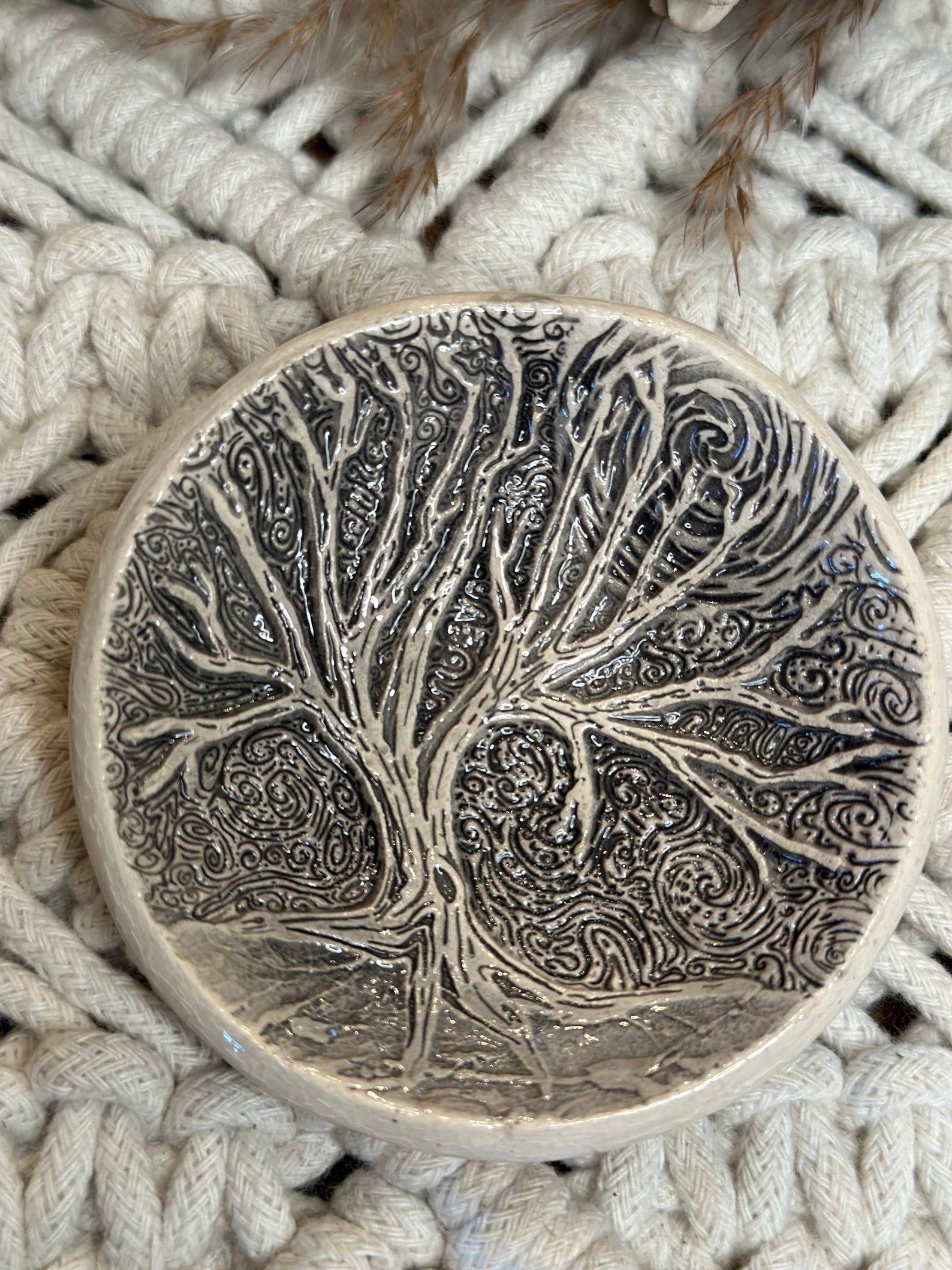 Pottery/handmade Trinket Dish/ring Dish/incense Dish/trinket Dish ...