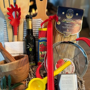 Chefs Basket/gift Basket/food/gifts for the Cook/new Homeowner/italian ...
