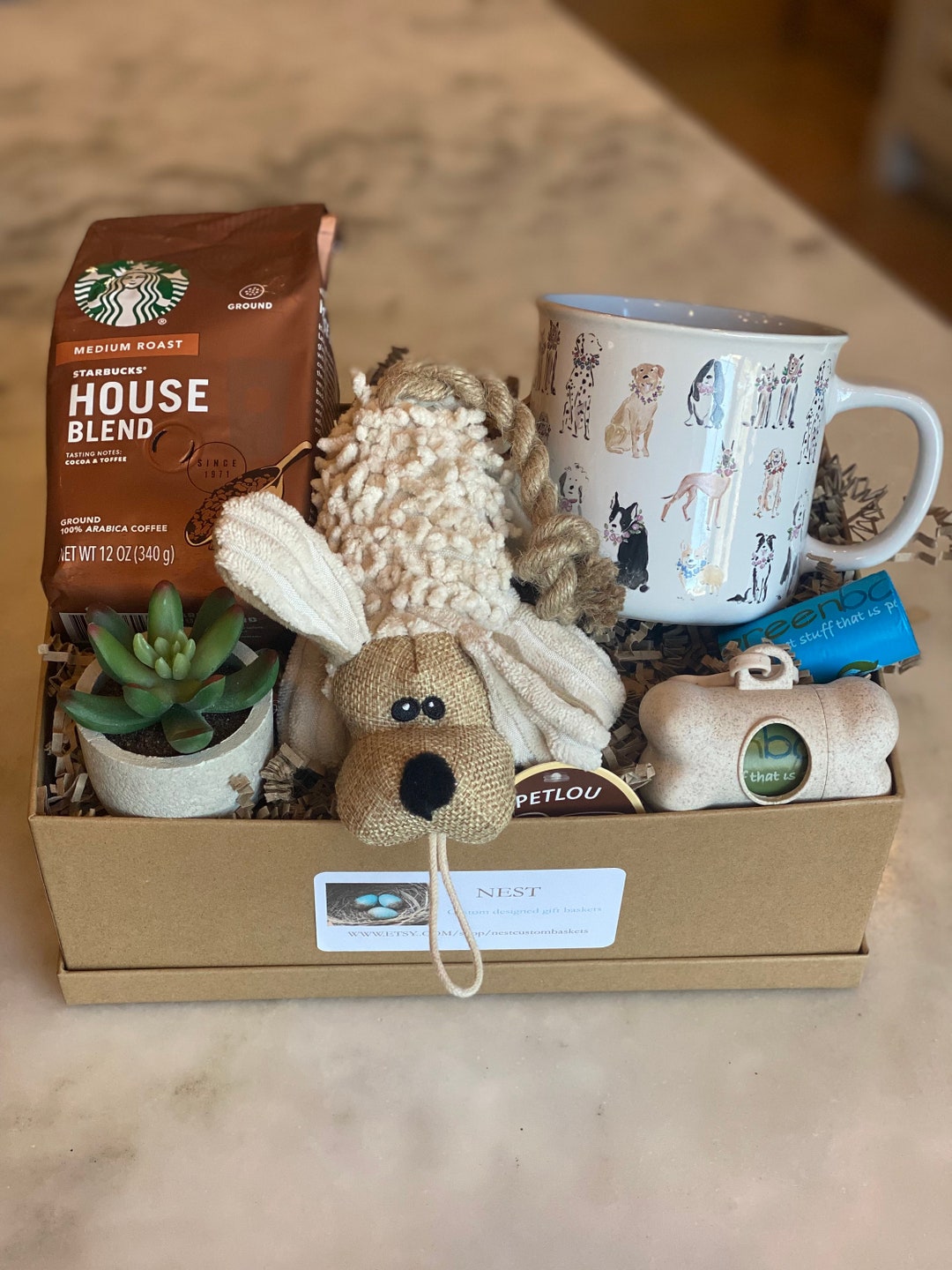 Dog Lover Gift/dog Themed Gifts/dog Mom/gift Basket/themed - Etsy