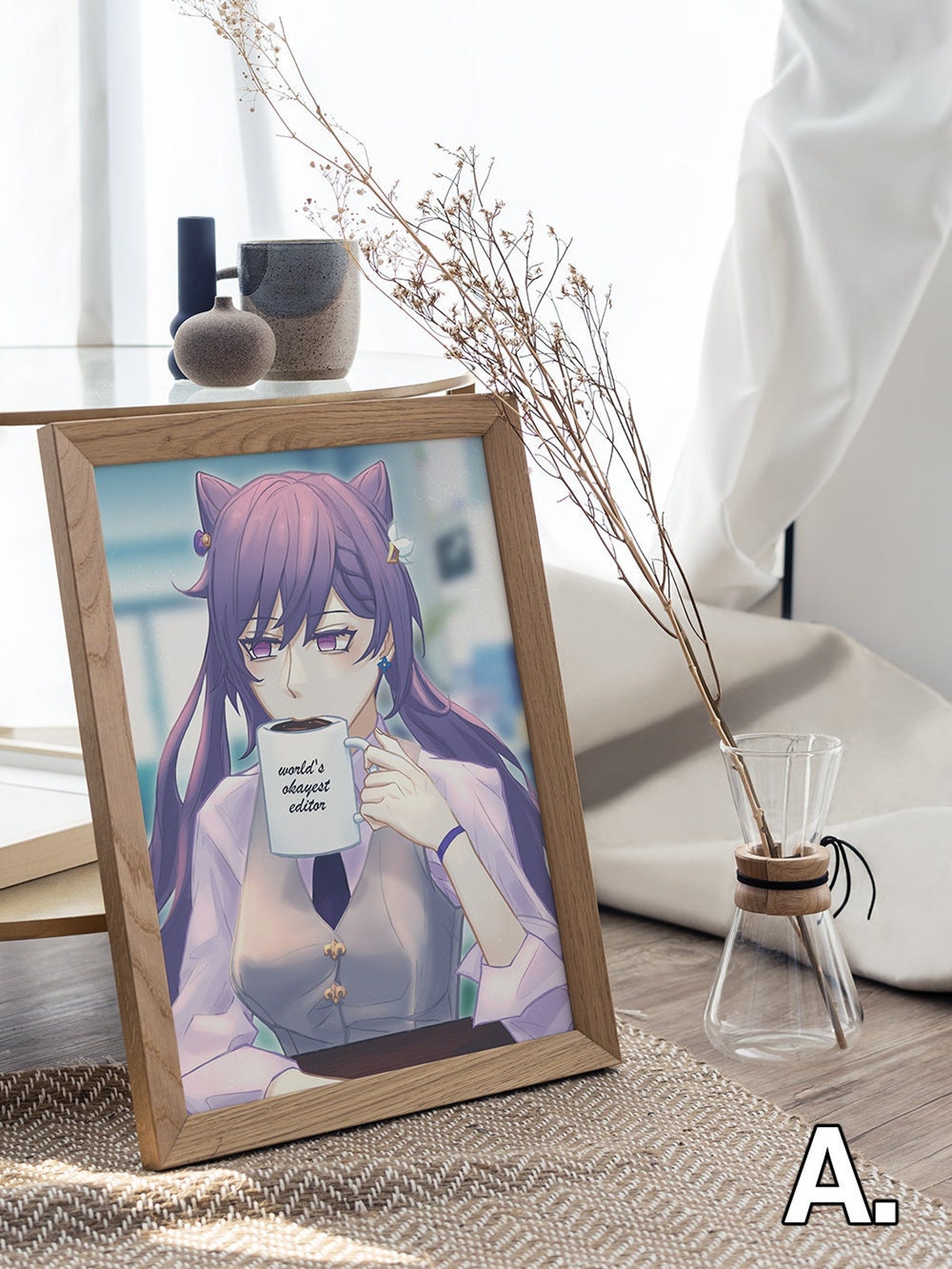 GENSHIN IMPACT Office AU Zine 4x6 Mini Art Prints - Etsy