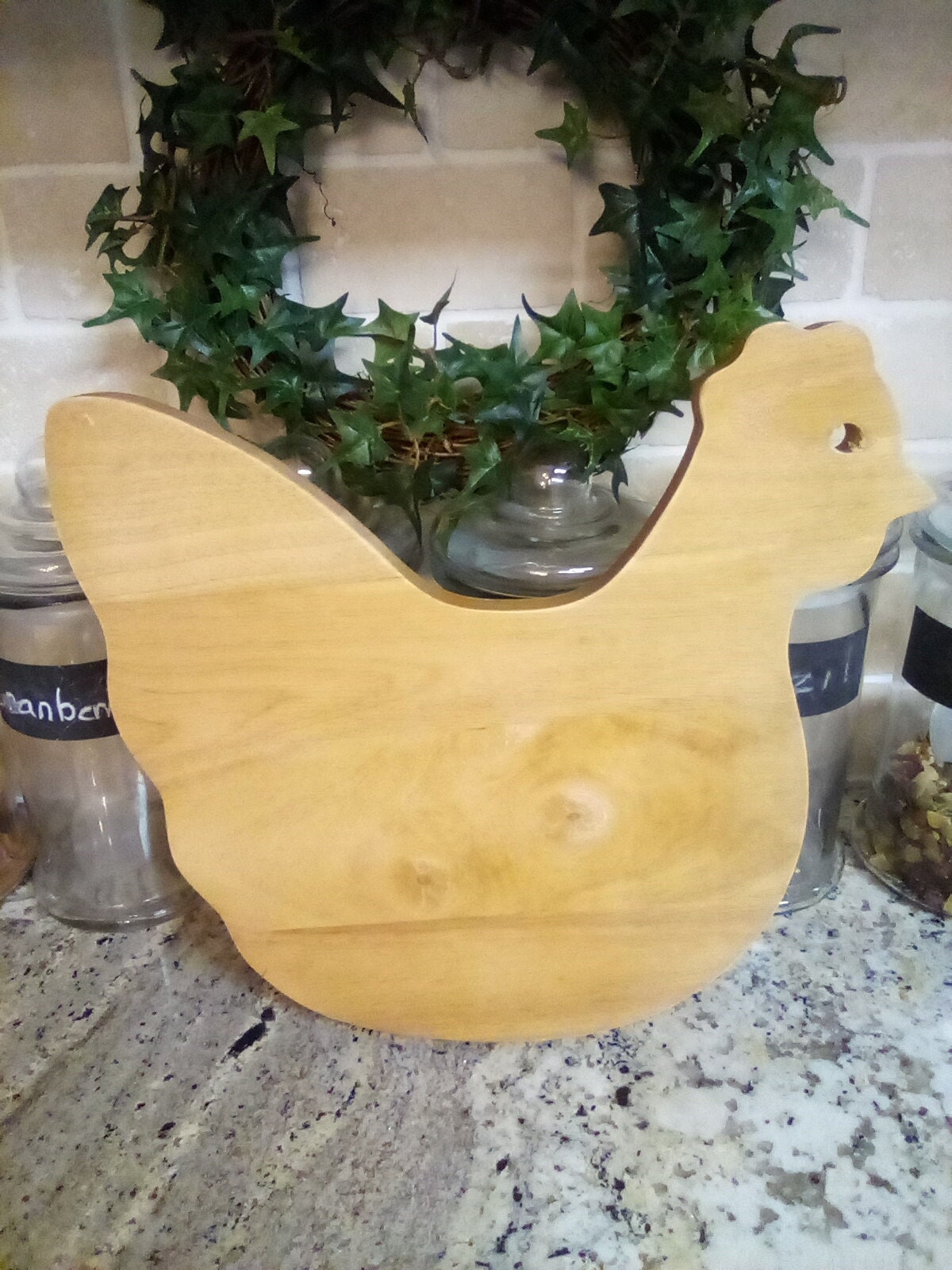 Chicken Cutting Board or Charcuterie Serving Board by Martha Stewart - Etsy