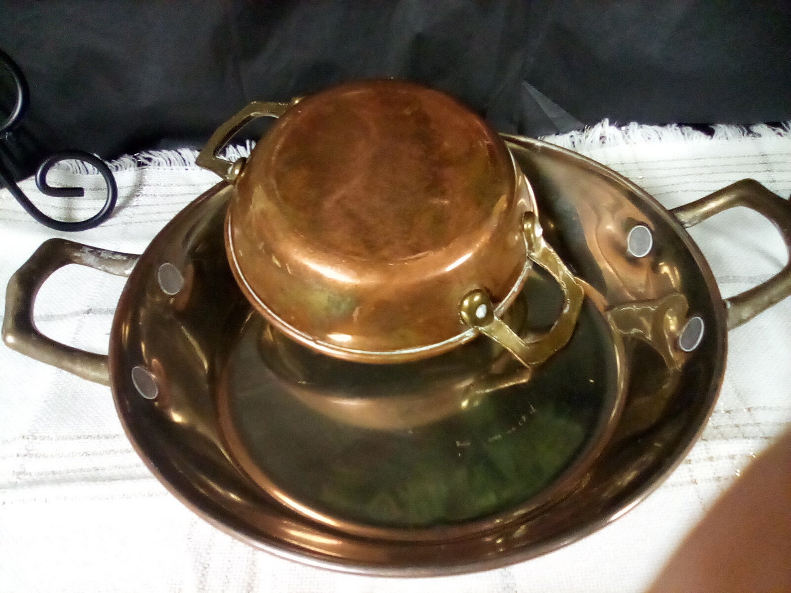 Copper Pan Set Vintage From the 1970's Never Used but | Etsy