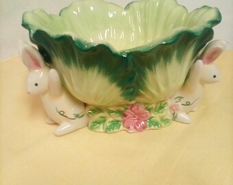 Ceramic Bunny Cottage - Etsy